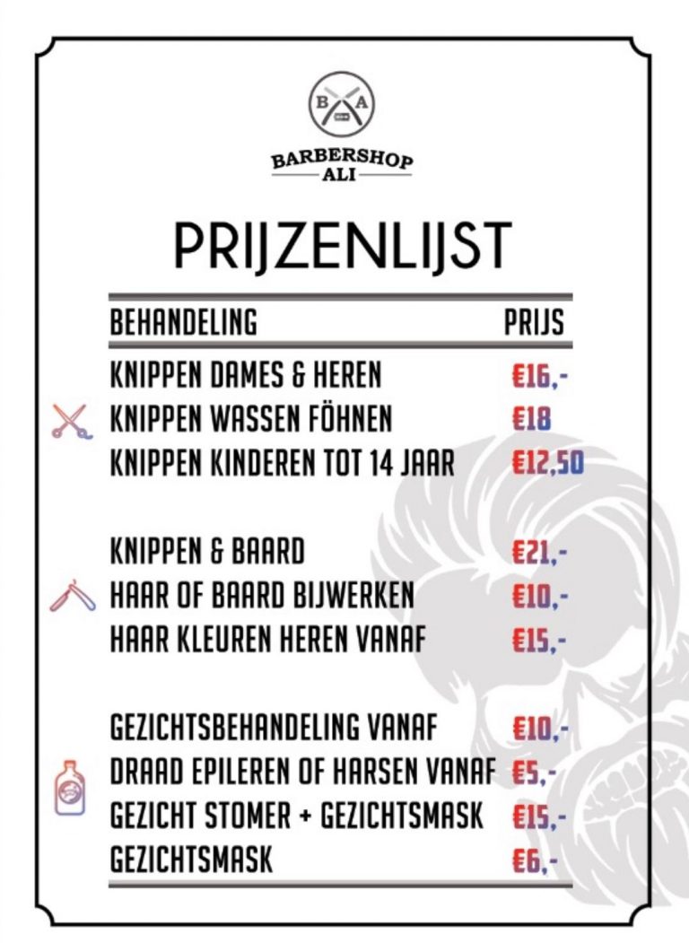 Barbershop Ali - Uw barbier en kapper van Leeuwarden on omstreken!