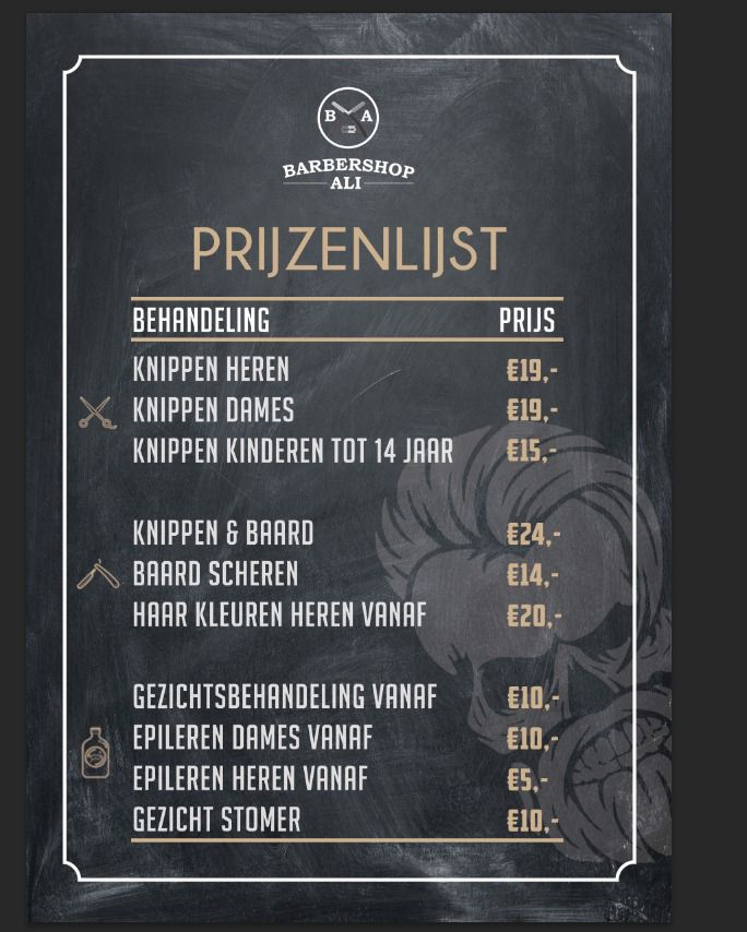 Barbershop Ali - Uw barbier en kapper van Leeuwarden on omstreken!